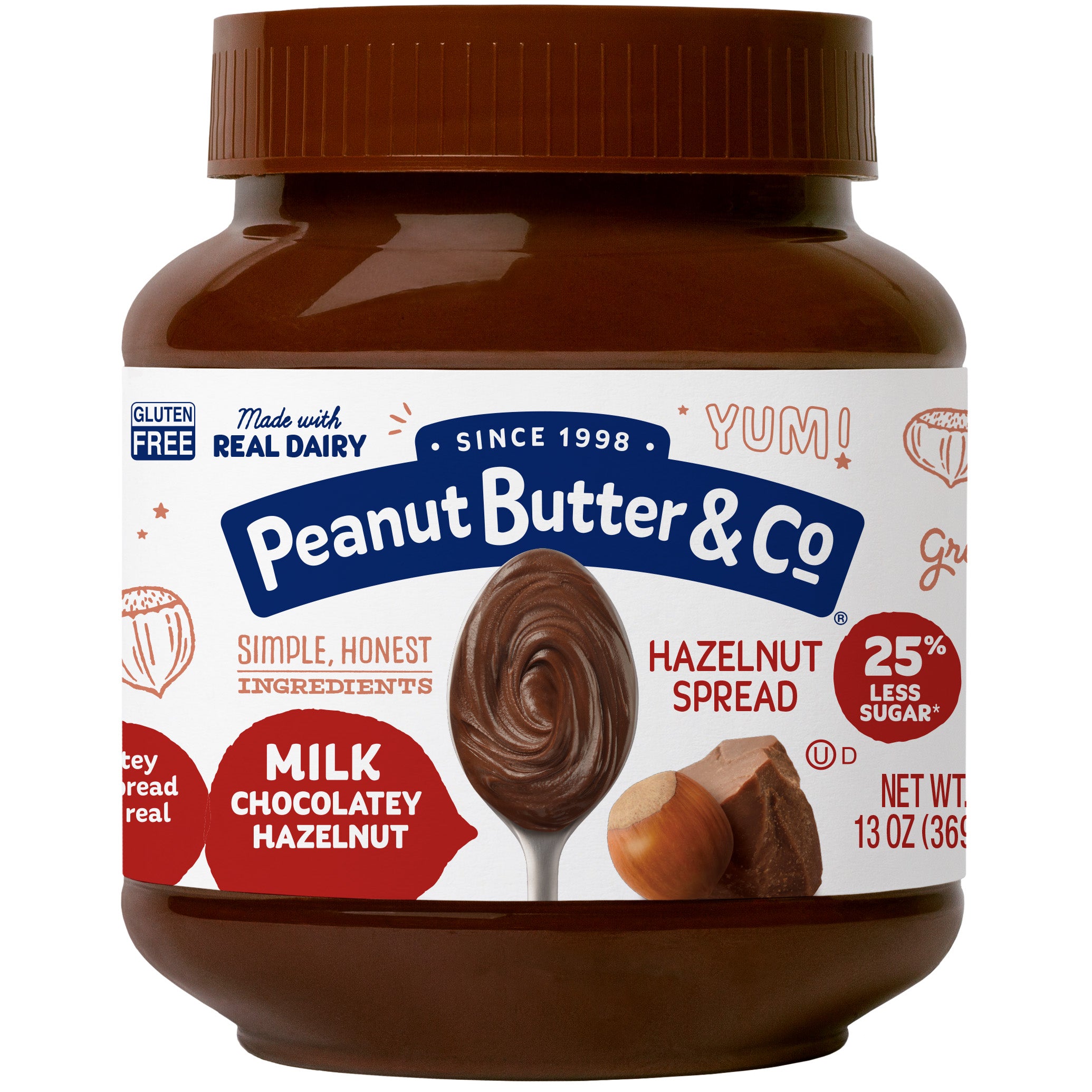 Milk Chocolatey Hazelnut Spread | Peanut Butter & Co. – Peanut Butter ...